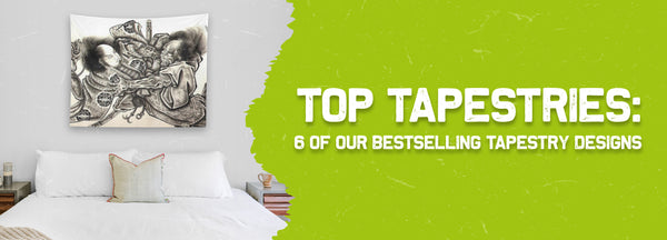 Top Tapestries: 6 of our bestselling tapestry designs – Inked Gaming