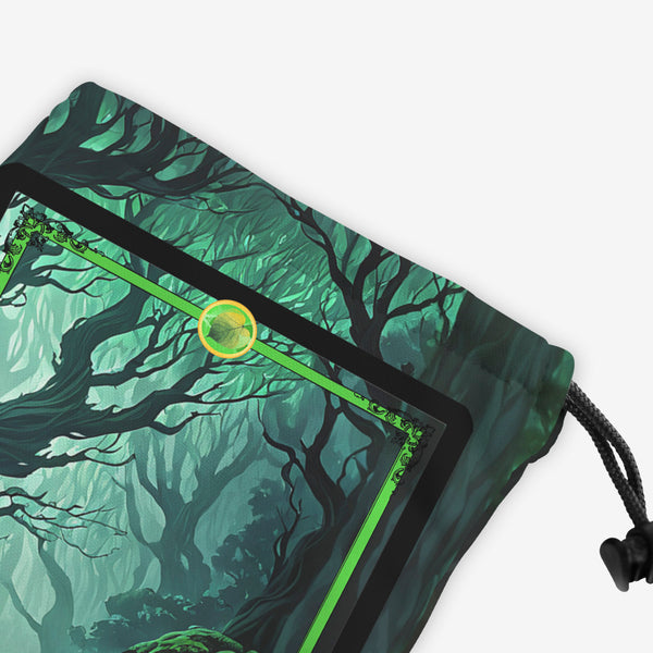 Twisted Forest Landscape Trading Card Game Frames Dice Bag – Inked Gaming