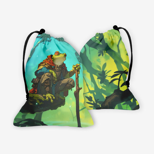 Frog, Rainforest Ranger Dice Bag – Inked Gaming