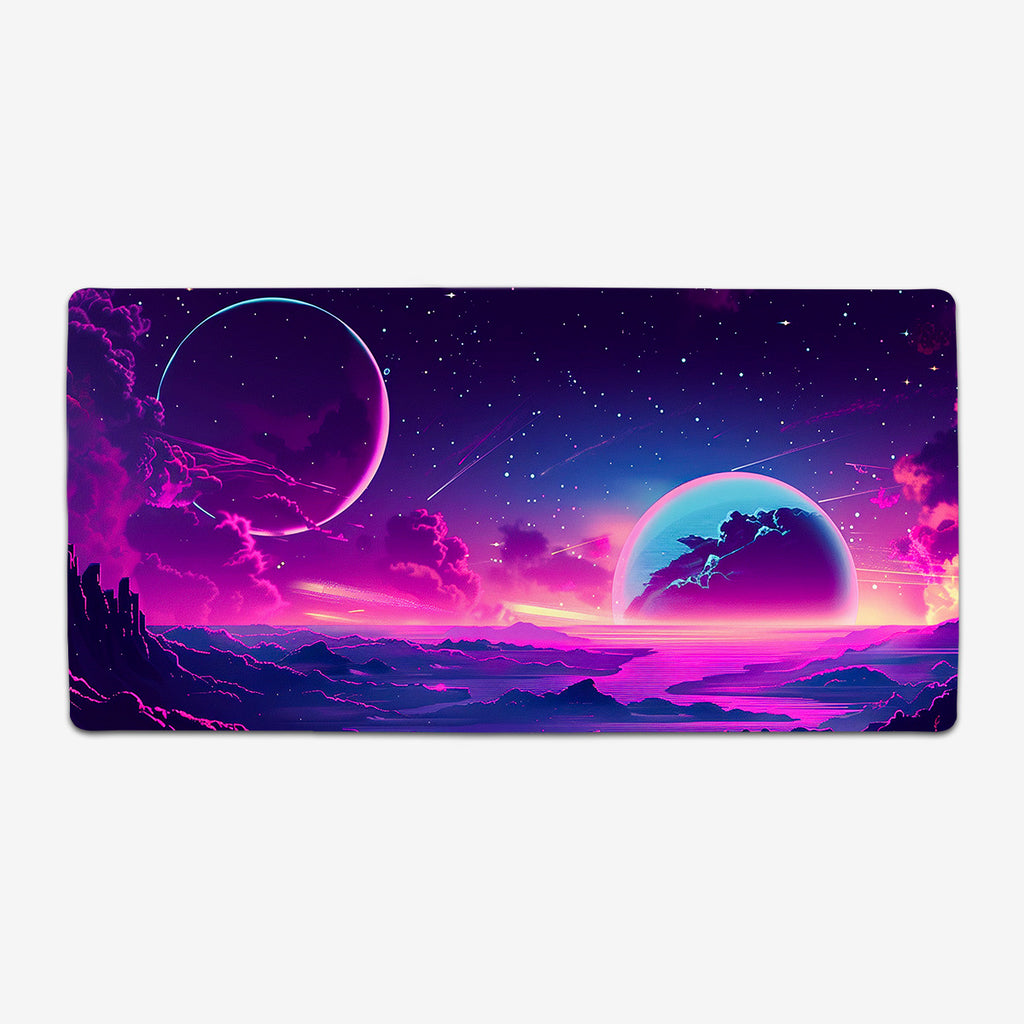 Retro Space Extended Mousepad – Inked Gaming