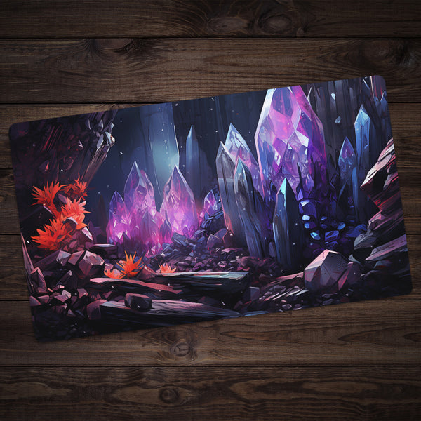 Black Mana Crystals Playmat – Inked Gaming