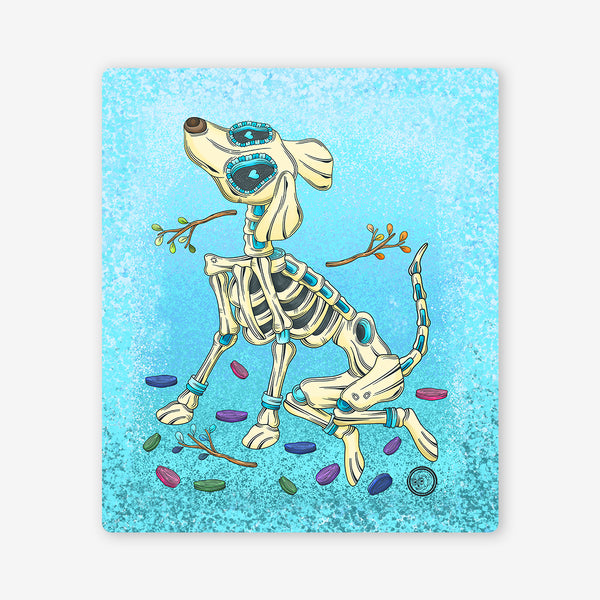 Skeleton Labrador Two Player Mat – Inked Gaming