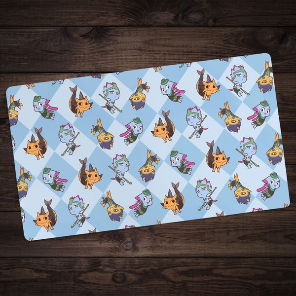 Merfolk Pattern Playmat - Trading Card Games | Inked Gaming