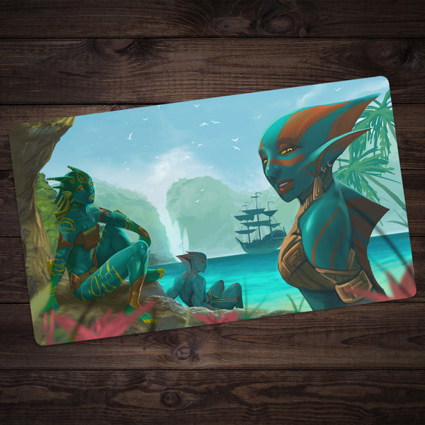 Tropical Merfolk Playmat - Trading Card Games | Inked Gaming
