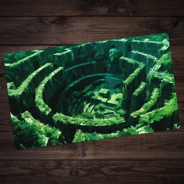 Abandoned Labyrinth Playmat – Inked Gaming