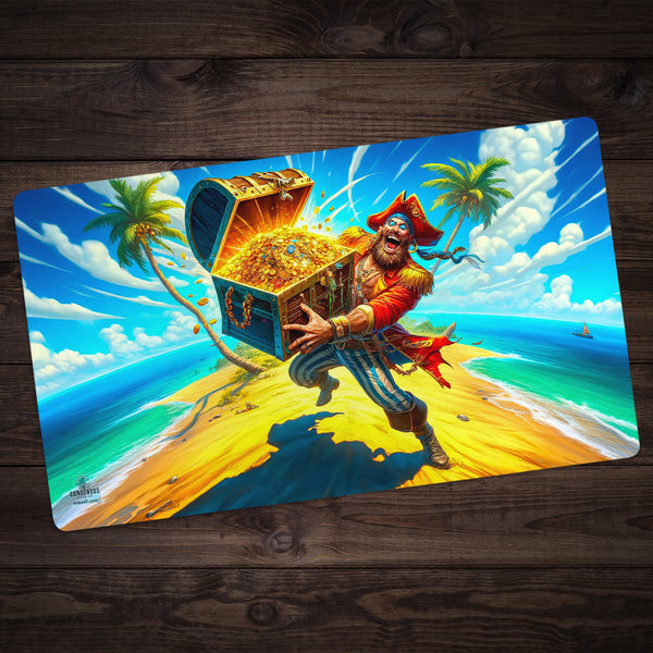 Deserted Island Pirate Gold Playmat – Inked Gaming