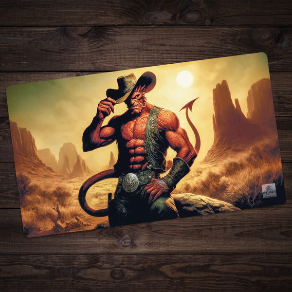 Howdy Demon Playmat – Inked Gaming