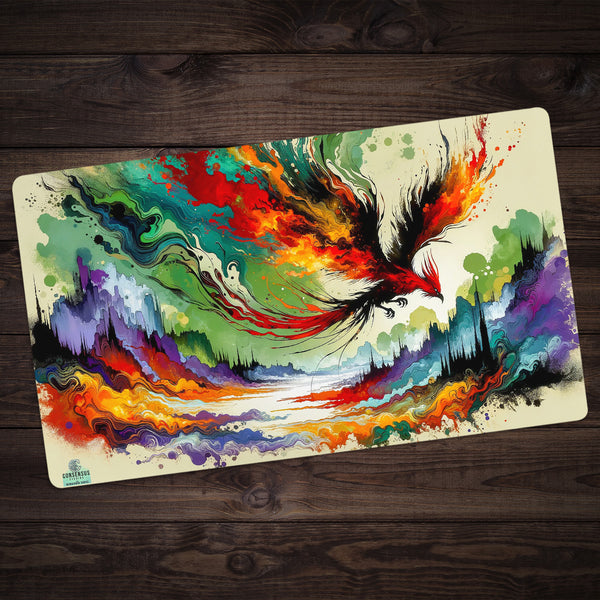 Inkblot Phoenix Playmat – Inked Gaming