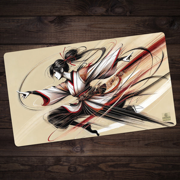 Ninja Lady Playmat – Inked Gaming