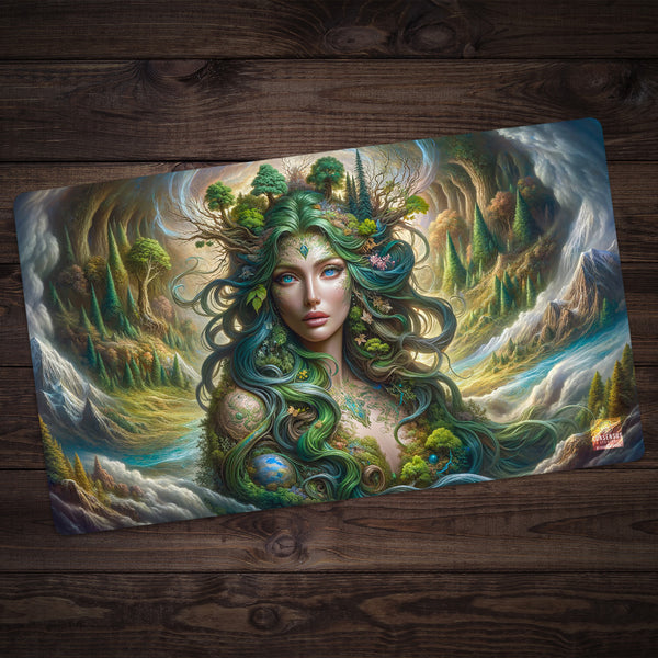 Portrait Of Gaea Playmat – Inked Gaming