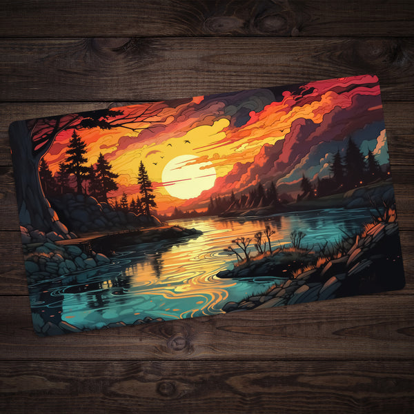 Outdoor Dream Sunset Playmat – Inked Gaming