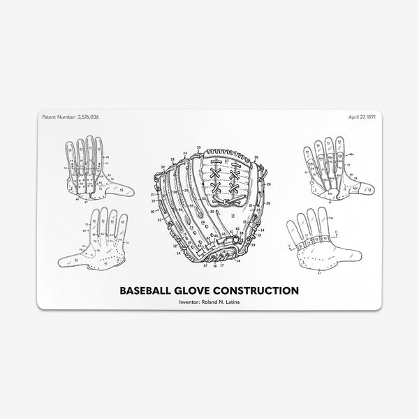 Baseball Glove Construction Playmat – Inked Gaming