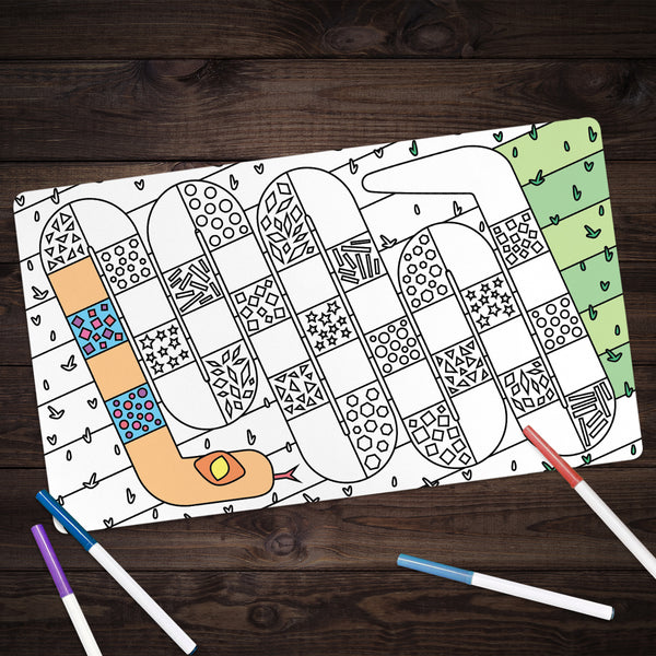 Colorbook Slithering Snake Playmat – Inked Gaming