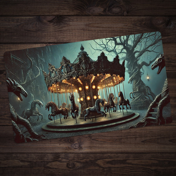 Horror Carousel Playmat – Inked Gaming
