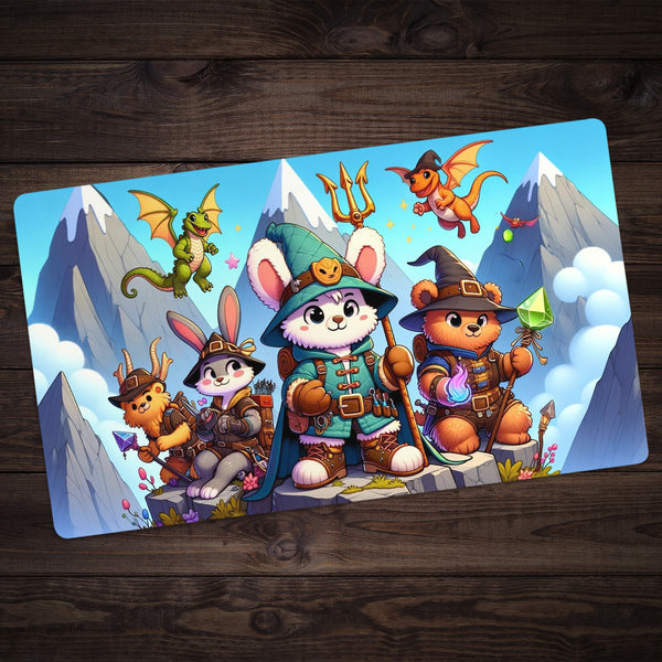 Mountain Adventure Critters Playmat – Inked Gaming