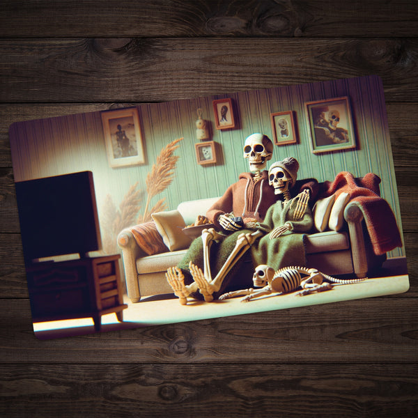 Skeleton Family Movie Playmat – Inked Gaming