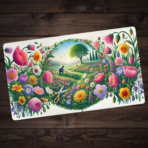 Spring Flower Meadow Playmat – Inked Gaming