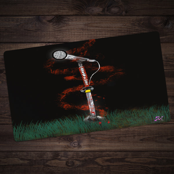 Mic Samurai Playmat – Inked Gaming