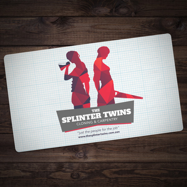 Splinter Twins Carpentry Playmat - Trading Card Games | Inked Gaming