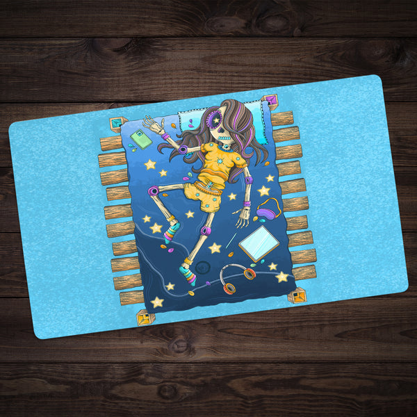 The Skeleton Artist Dreamer Playmat – Inked Gaming