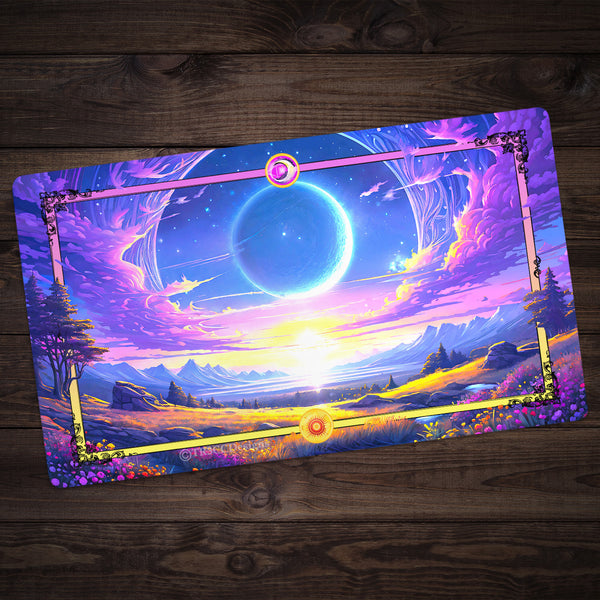 Blue Moon Landscape Playmat – Inked Gaming