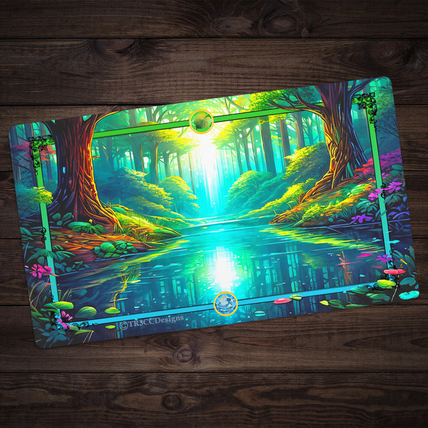 Blue River Landscape Playmat – Inked Gaming