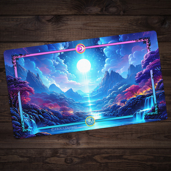 Purple Moon Landscape Playmat – Inked Gaming