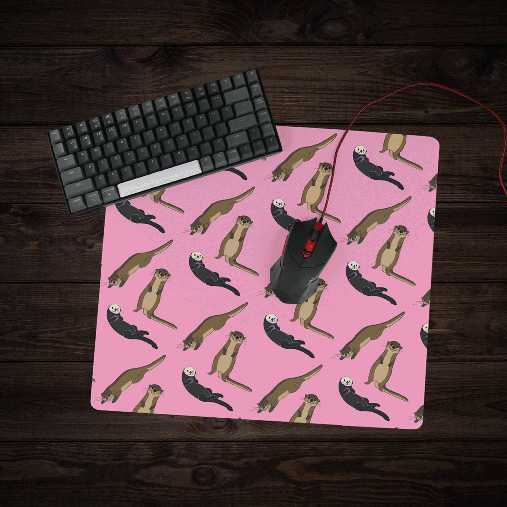 Salted Caramel Otters Mousepad - Mousepad for Gaming | Inked Gaming