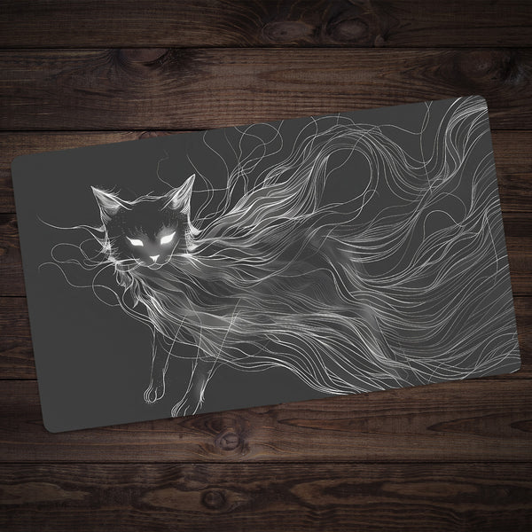 Wraith Cat Playmat – Inked Gaming