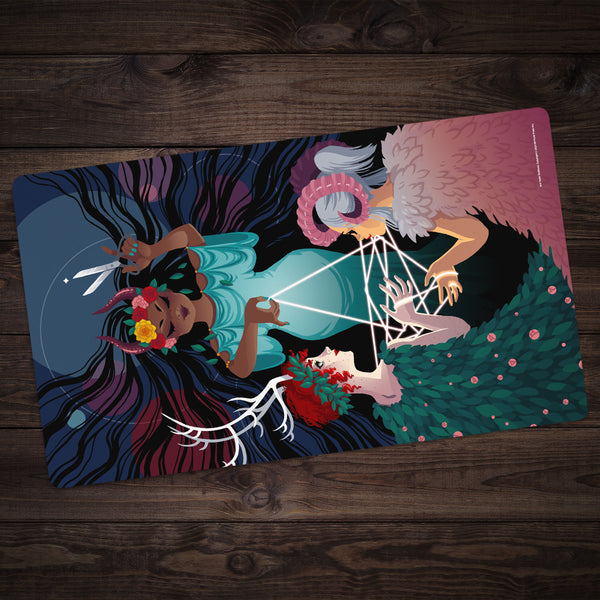 Deck Of Many, Fates Playmat – Inked Gaming