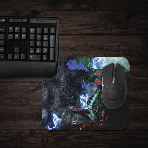 Thunder Storm Dragon Mousepad – Inked Gaming