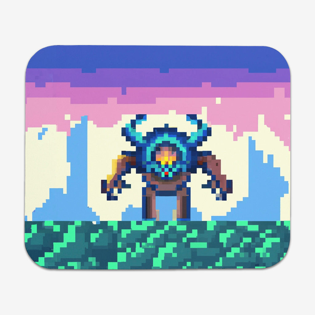 Pixel Boss Battle Mousepad – Inked Gaming