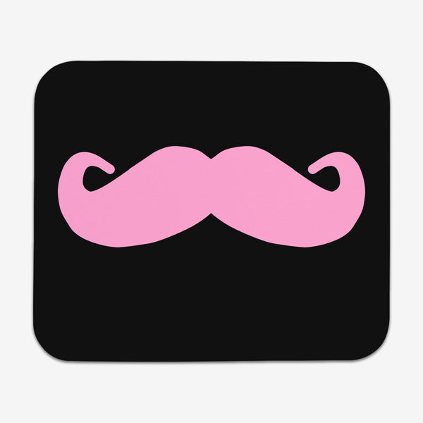 Pink Moustache Mousepad – Inked Gaming