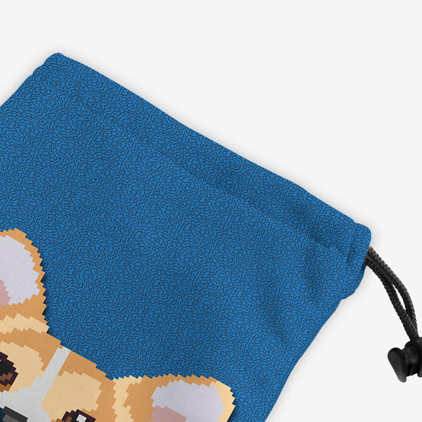 Pixel Corgi Dice Bag – Inked Gaming
