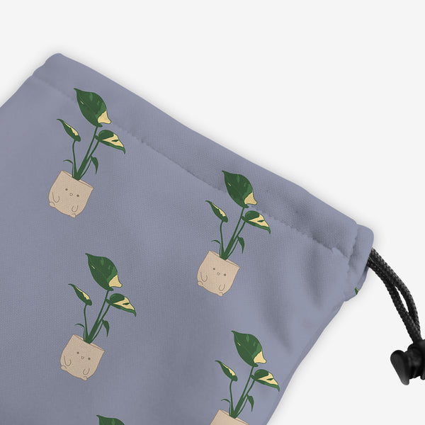Cute Monstera Dice Bag – Inked Gaming