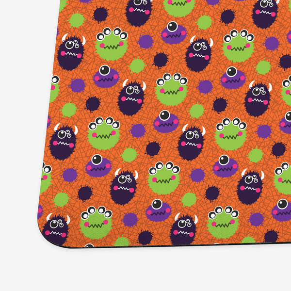 Cute Fuzzy Monsters Thin Desk Mat – Inked Gaming