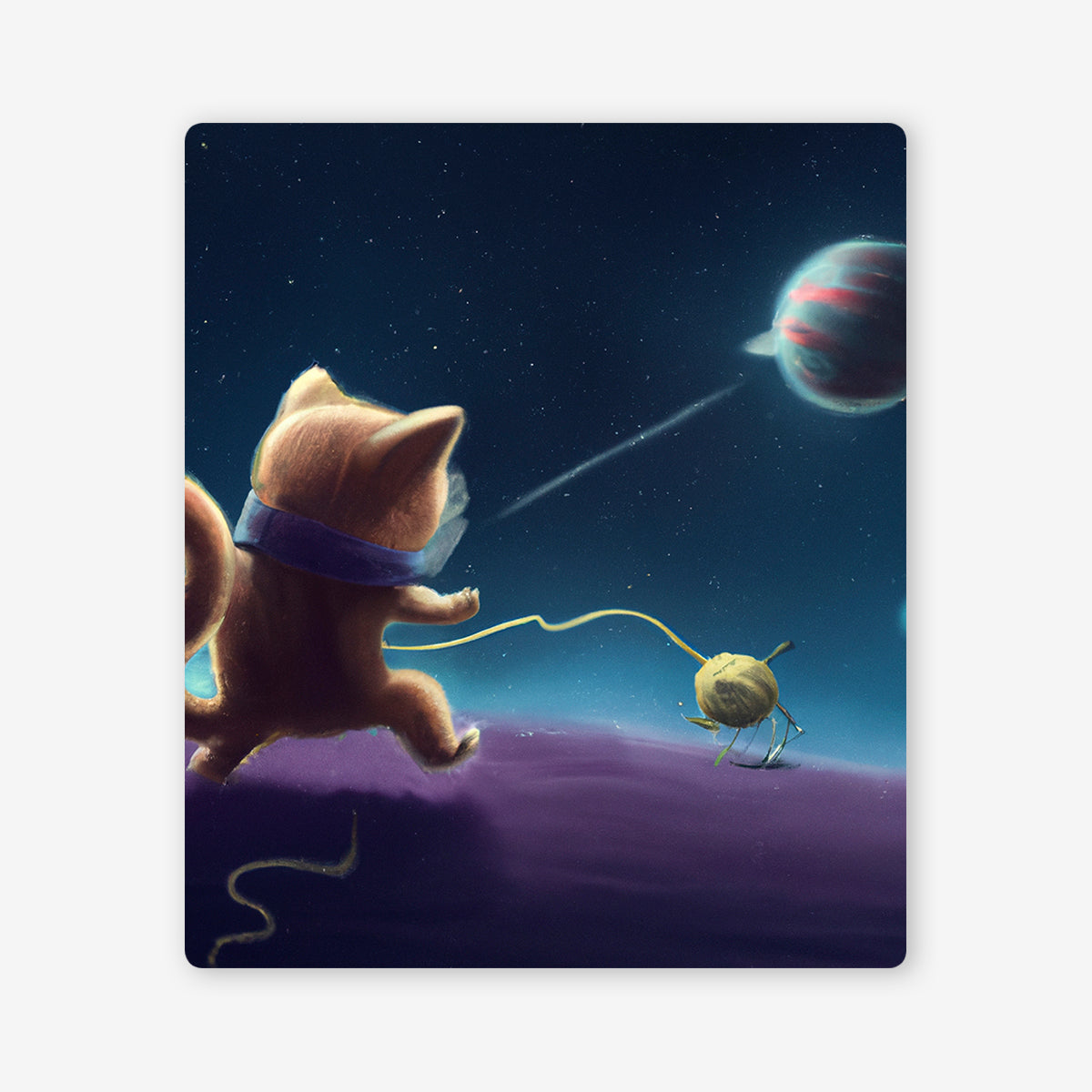 Invasion of The Yarn Monsters Two Player Mat – Inked Gaming