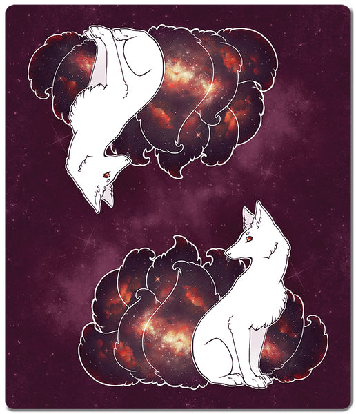 Galaxy Kitsune Two Player Mat – Inked Gaming