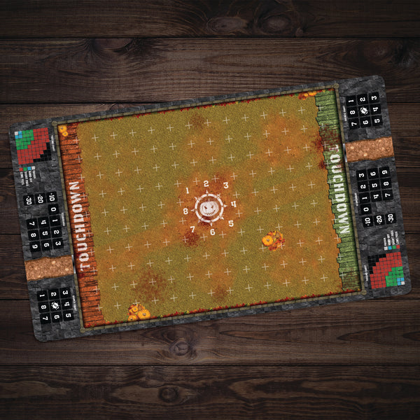 Blitz Pitch: Pumpkin Patch Playmat – Inked Gaming