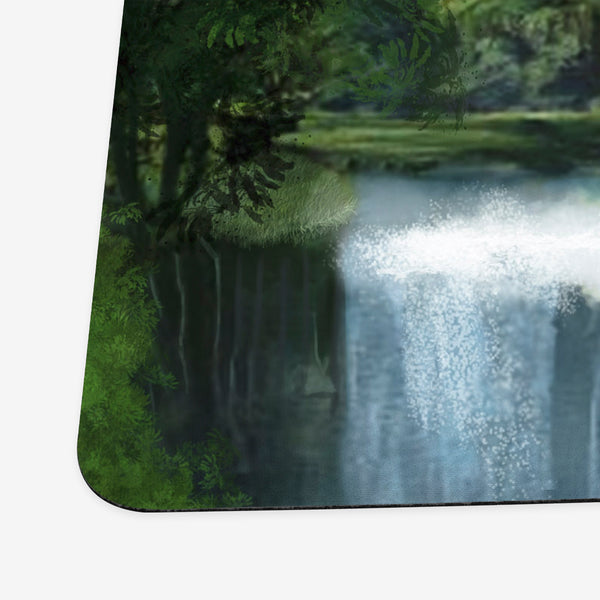 Waterfall Citadel Playmat - Trading Card Games | Inked Gaming