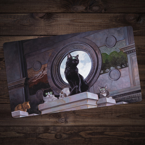 Temple Cats Playmat – Inked Gaming