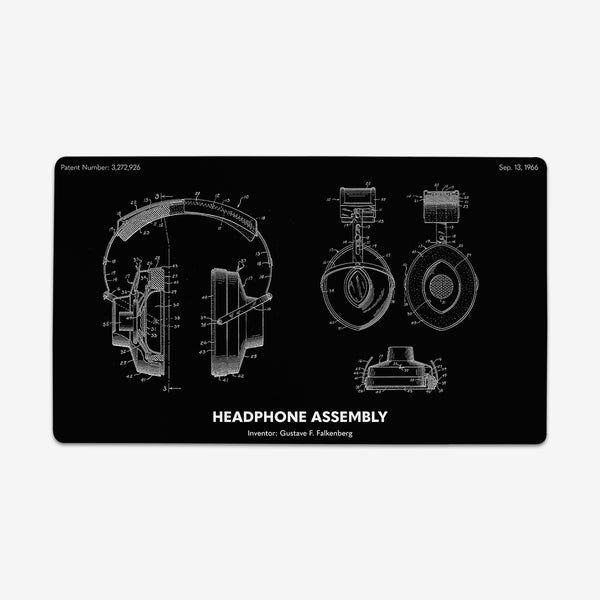 Headphone Assembly Playmat – Inked Gaming