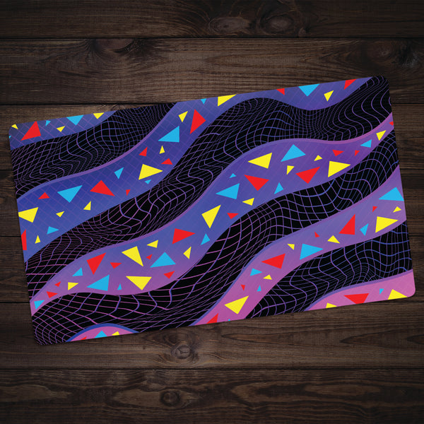 Wavy Triangles Thin Desk Mat – Inked Gaming