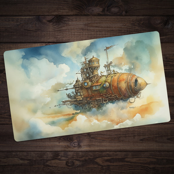Steampunk Travel Playmat – Inked Gaming